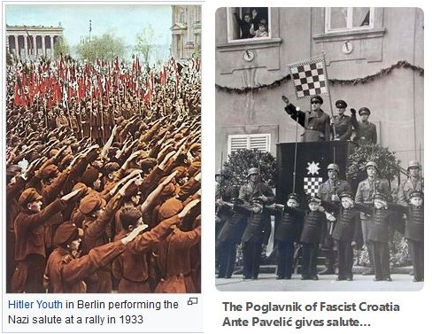 Croatia nazi-salute-hitler-croatian-pavelic-seig-heil | Adara Press